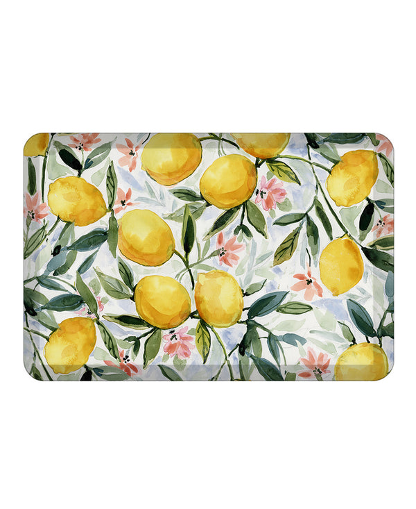 kathy ireland® HOME Lemon Joy Anti-Fatigue Kitchen Mat - Laural Home