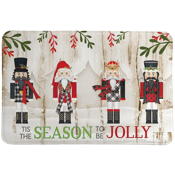Nutcracker Christmas Memory Foam Rug - Laural Home