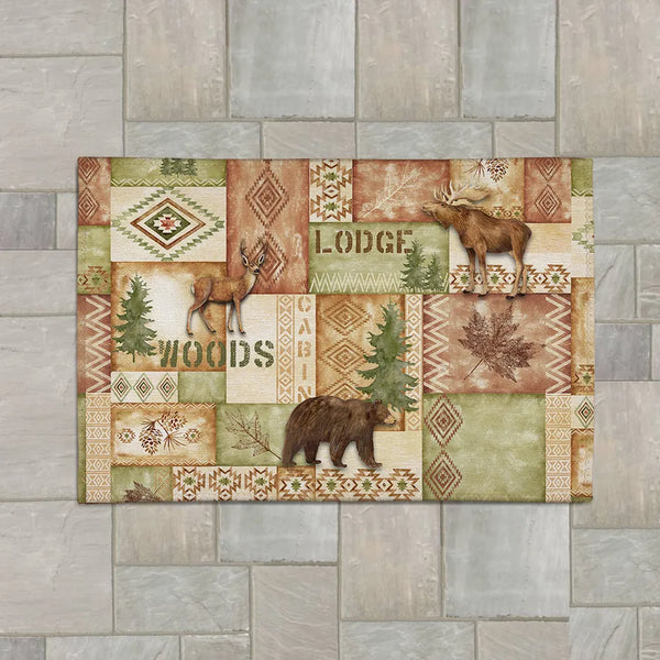 Trail Ridge Rust Outdoor Area Rug - Laural Home