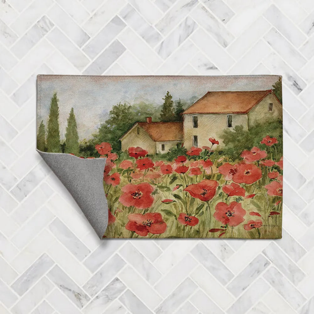 Tuscan Landscape Chenille Accent Rug - Laural Home